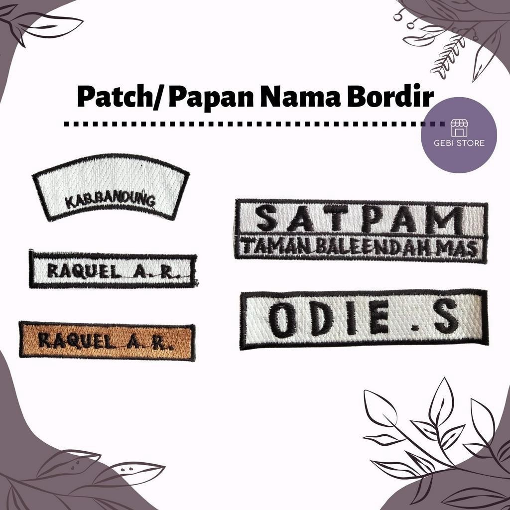 Embroidered School Uniform Names and School Locations, Embroidered ...