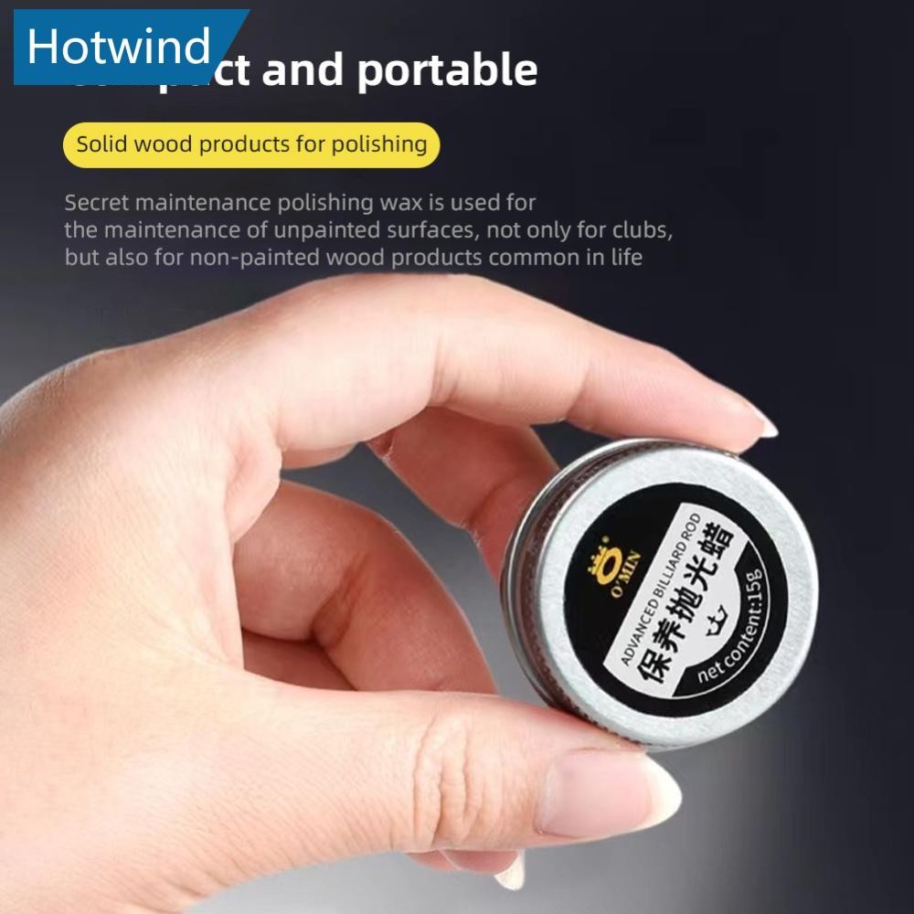 HW 1 Can Pool Cue Maintenance Polishing Wax Snooker Black Eight Pole ...