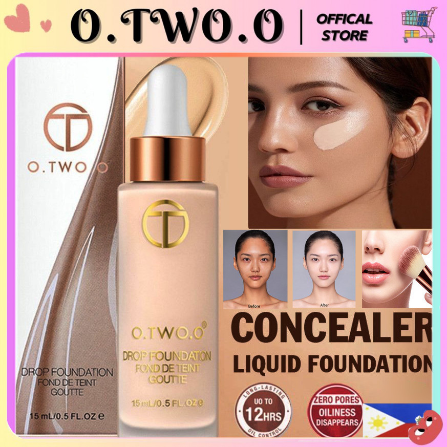 Original O.TWO.O Liquid Foundation Cream Matte foundation and concealer ...