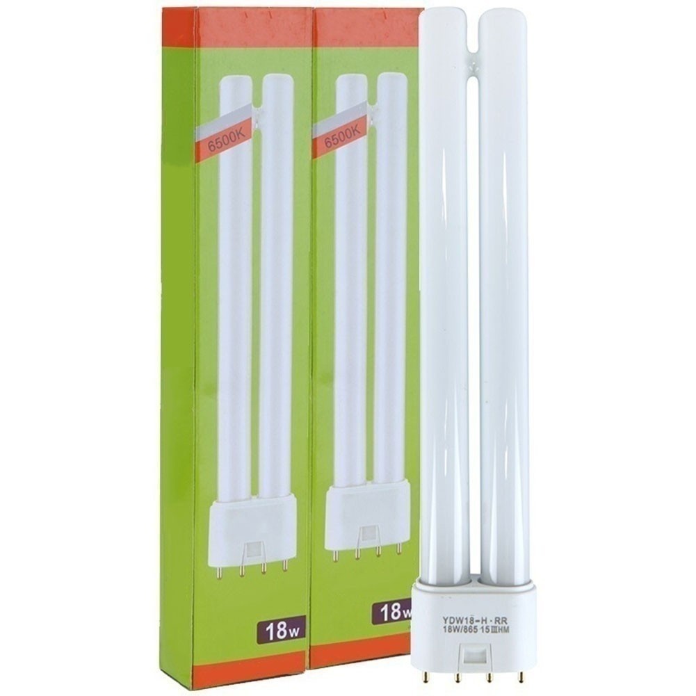 PP+Compact Fluorescent Light Bulbs 6500 White Light 3 Color H Tube Lamp ...