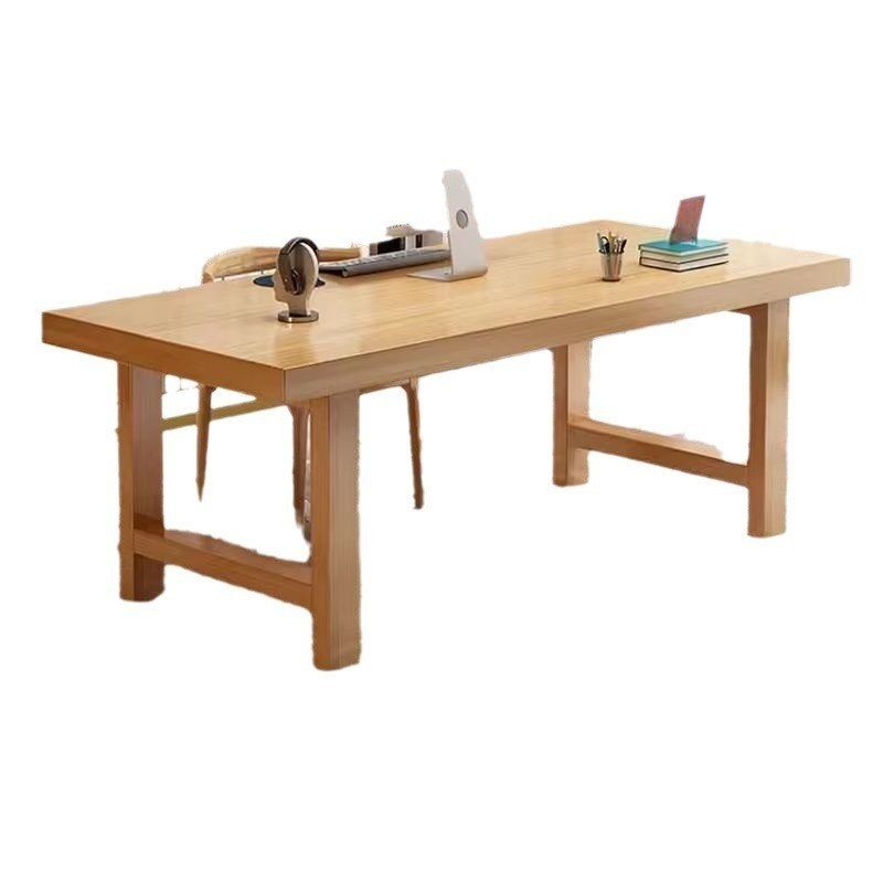 Solid Wood Desk Computer Desk Living Room Home Desktop Study Table Desk ...