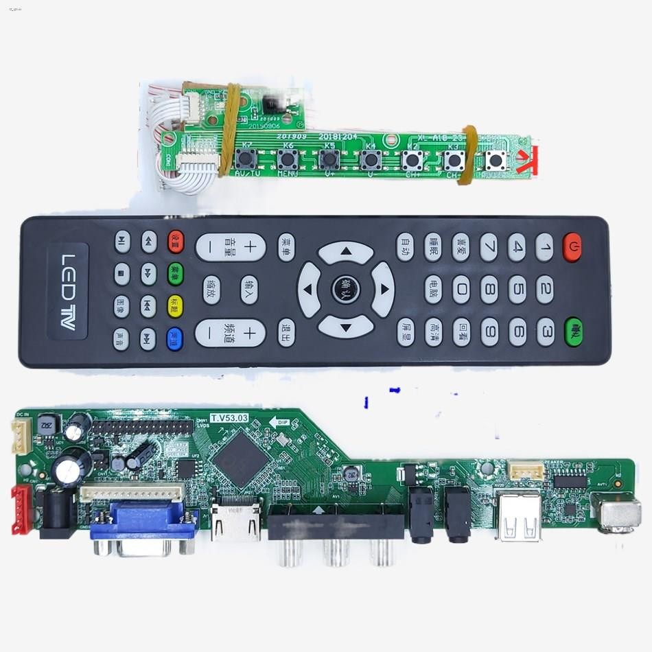 LCD TV universal motherboard V56 V59 T.V53 8503.03 modified screen point screen driver board ...
