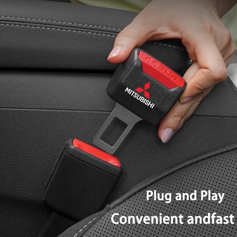 [Ready Stock]Mitsubishi Logo Car Seat Belt Clip Extender Safety ...