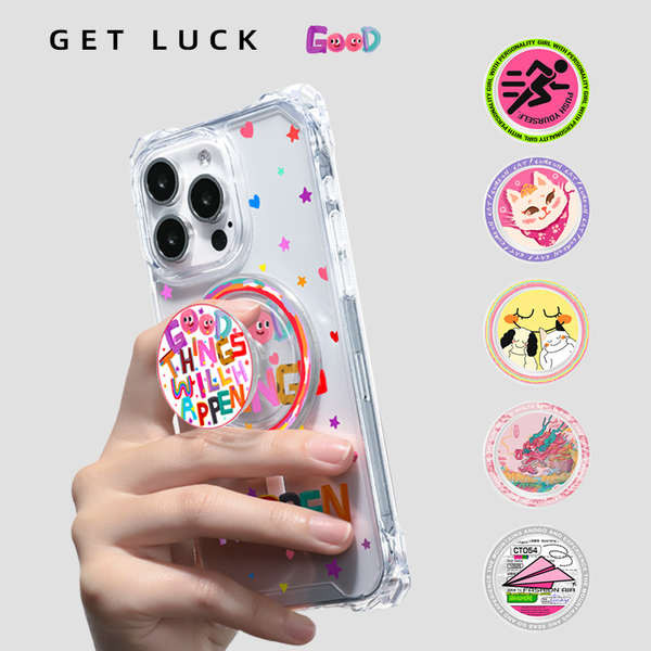 magsafe popsocket pop socket Original cartoon niche replaceable three-dimensional magnetic ...