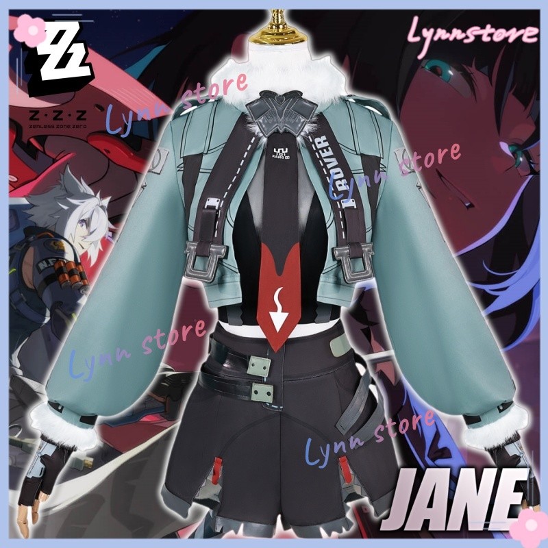 JANE DOE Cosplay Costume ZENLESS ZONE ZERO Cosplay Costume Uniform Wig ...