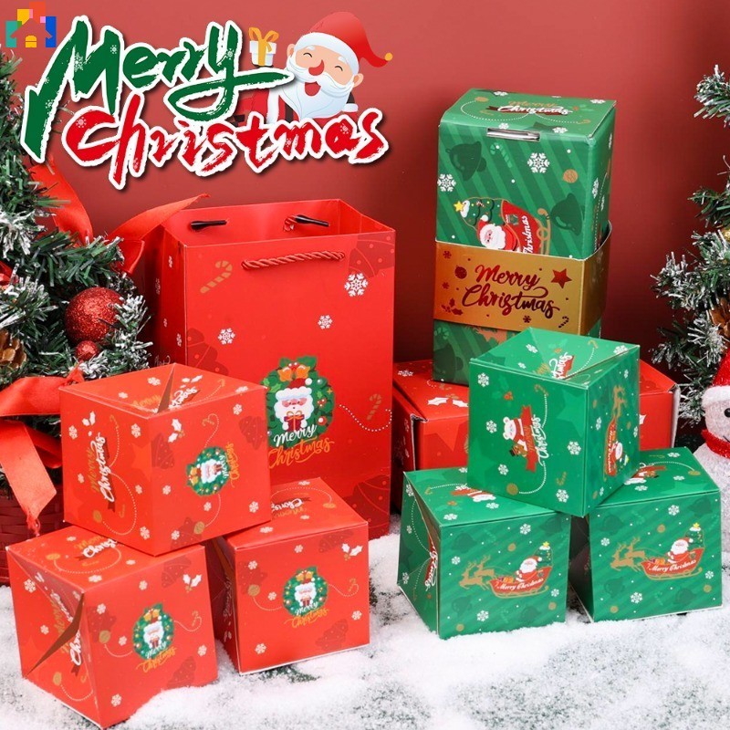 8Pcs/Set Christmas Surprise Pop-up Gift Box DIY Folding Red Envelope ...