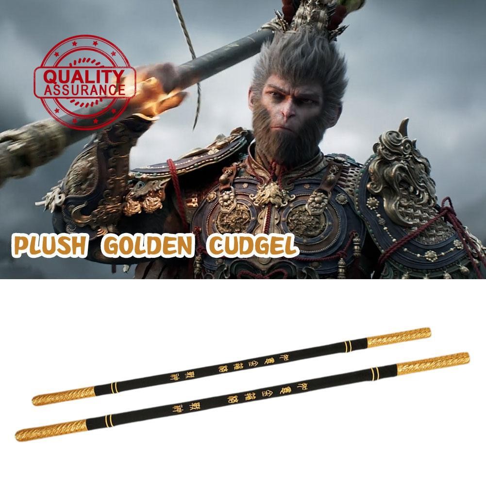 Black Wukong Myth Ruyi Jingu Bang Black 50cm, Wukong Birthdays Play Ornament Sticks Role Gifts ...