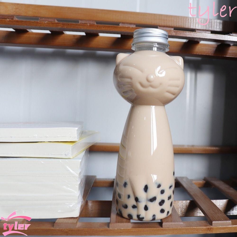 TYLER1 Juice Bottles, PET Transparent Water Bottles, Cute With Sealed ...