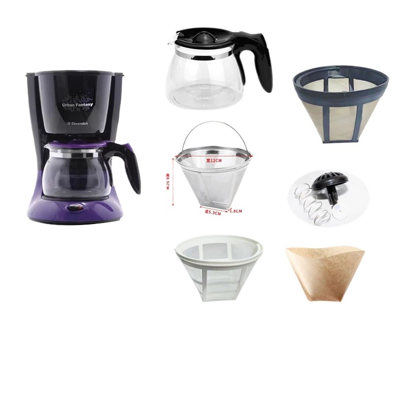 Electrolux EGCM250 coffee machine accessories glass pot filter filter ...