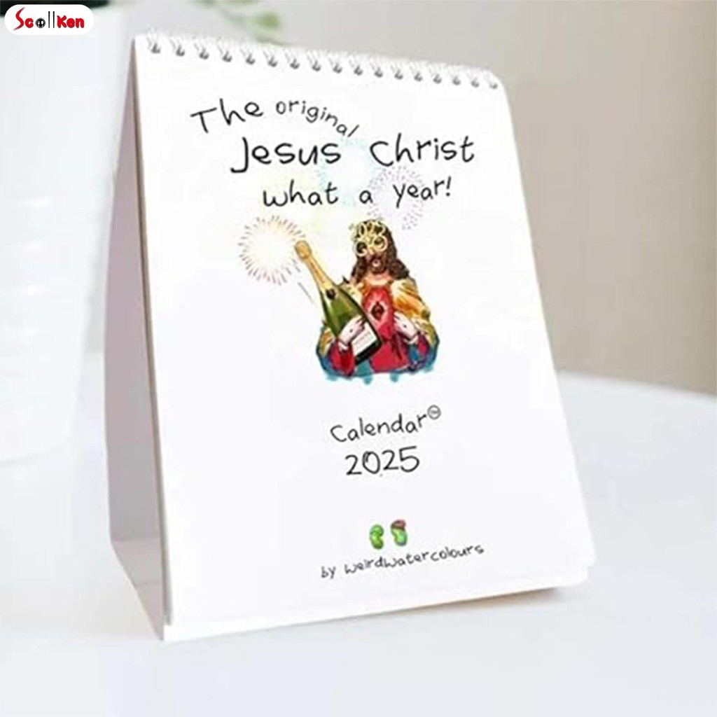 Jesus Christ WHAT A YEAR Calendar Jesus Christ A4 Wall Calendar ...