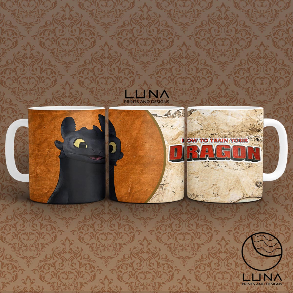How to Train your Dragon Mug Collection ( Toothless , Hiccup ) - Canvas ...