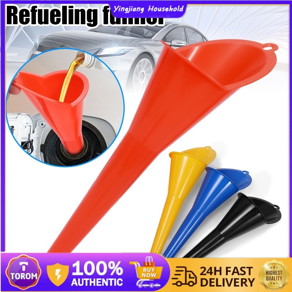 Motorcycle Car Long Nozzle Funnel Portable Refueling Tools for Gasoline ...