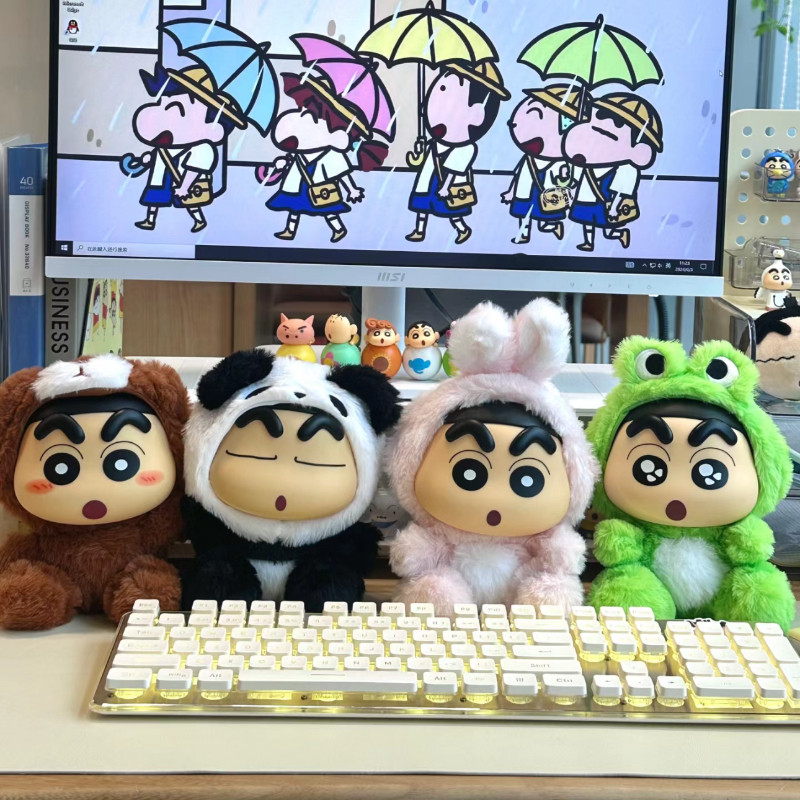 Crayon Shin-chan Animal Vol.1 Series Vinyl Plush Dolls Action Figurines ...