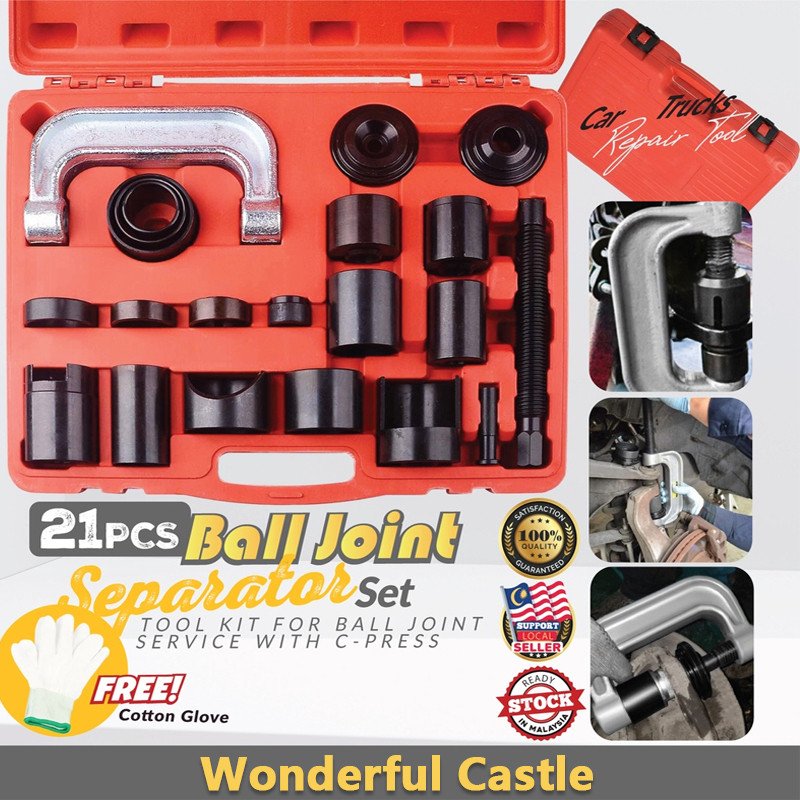 21pcs Ball Joint Separator Set Press Kit Remover Ball U Joint Extractor ...