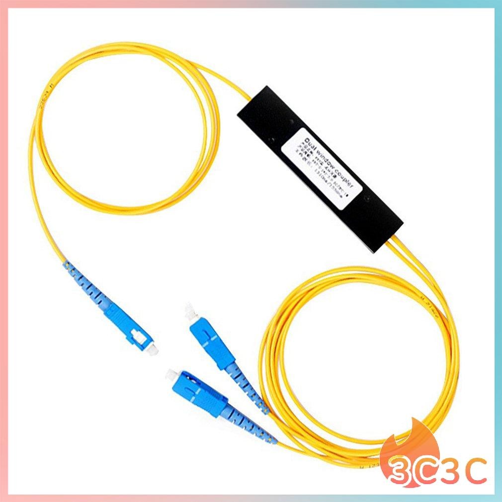 Splitter SC1 Split 2 Fiber Splitter One Split Two Pigtail Fiber 1x2 PLC ...