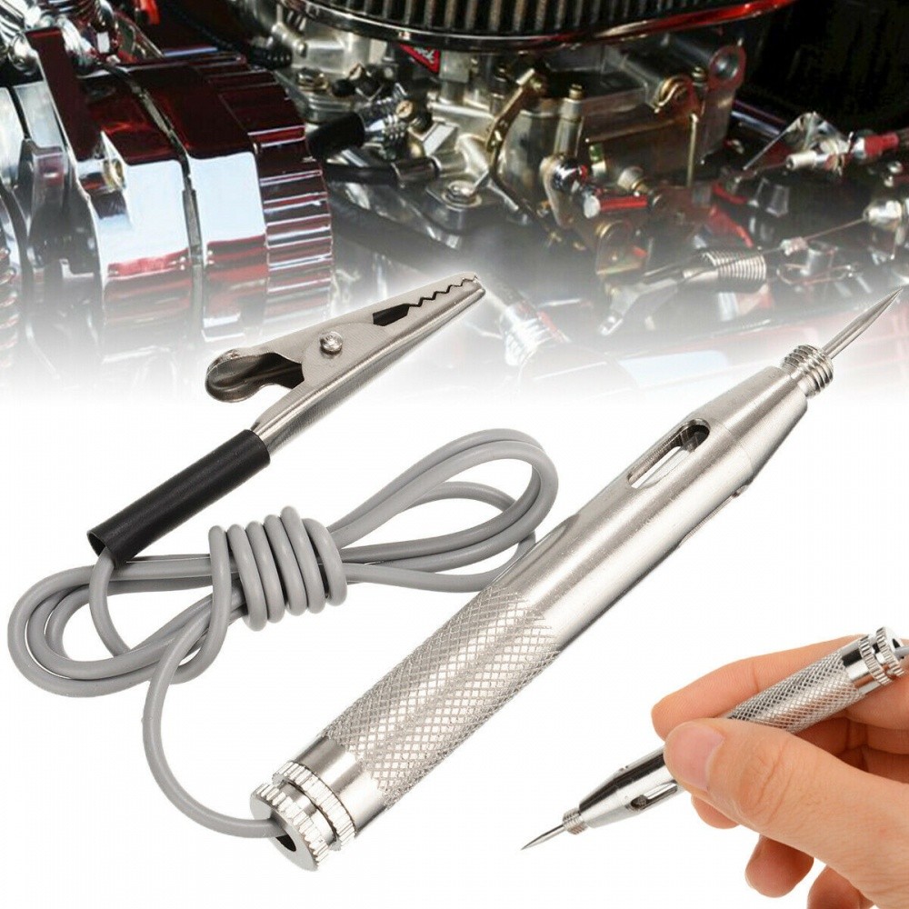 Test Probe Pen Voltage Auto Circuit Copper DC 6V/12V/24V Electrical ...