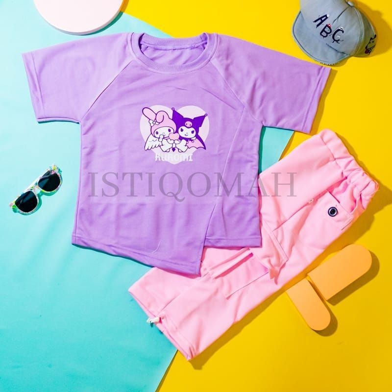 Pay On The Spot The Latest Suit Kuromi Motif Drawstring Pants Model 1 ...