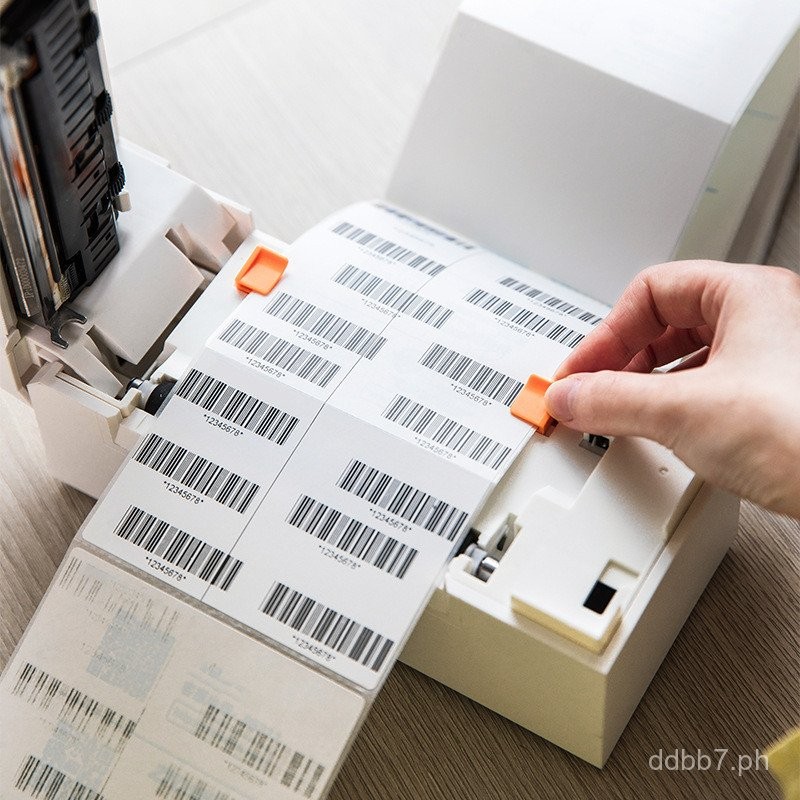 DeliDL-770D Label Printer Thermal Small Bar Code Machine Adhesive ...