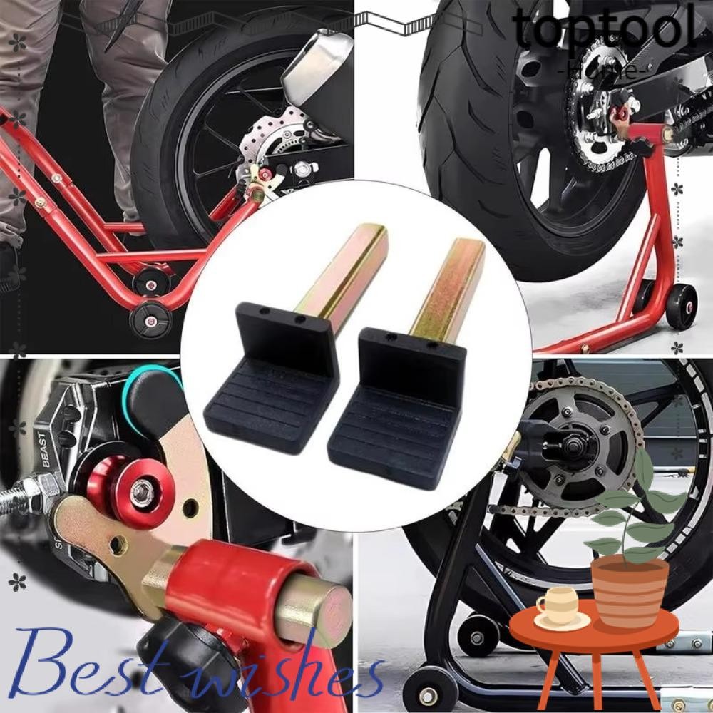 TOPTOOL 2 Pcs Motorcycle Rear Stand Attachment, Heavy Duty Multipurpose ...