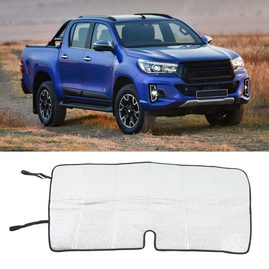 Ilike Car Accessorices Front Windshield Sun Shade Reflective Polyester ...