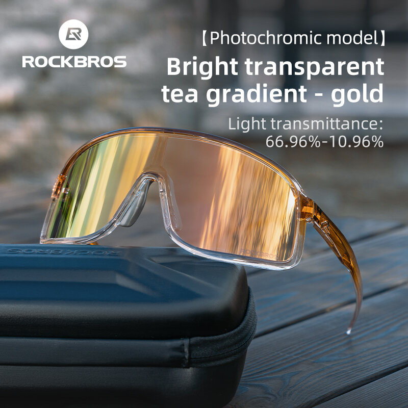 ROCKBROS Outdoor Sports Glasses Full Frame Large Lens Anti-Fog HD ...