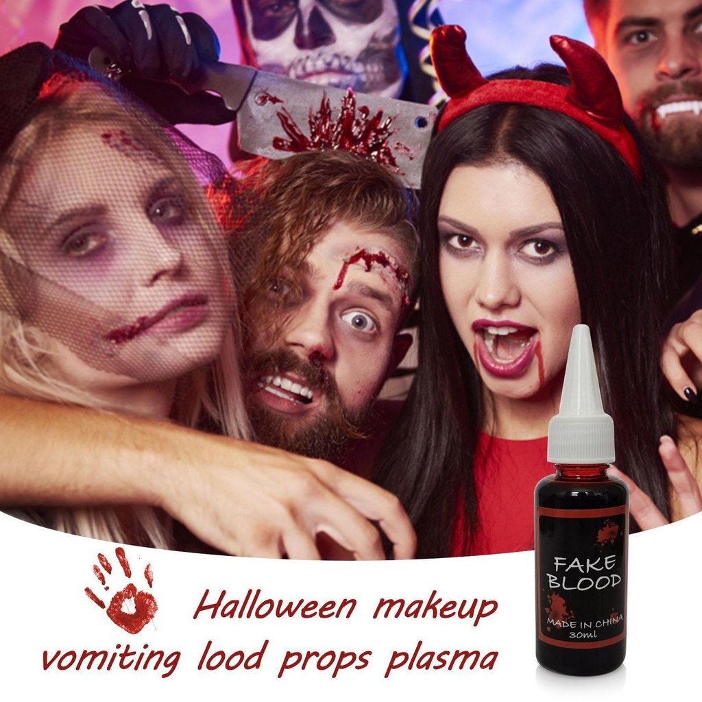 Fake Blood Squirt Blood Food Grade Fake Blood 1.05 Oz Washable Liquid ...