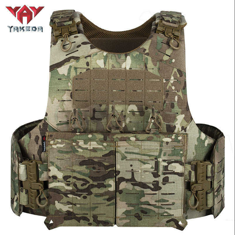 YAKEDA New Style Vest Tactical Vest One-Button Quick Release Laser ...