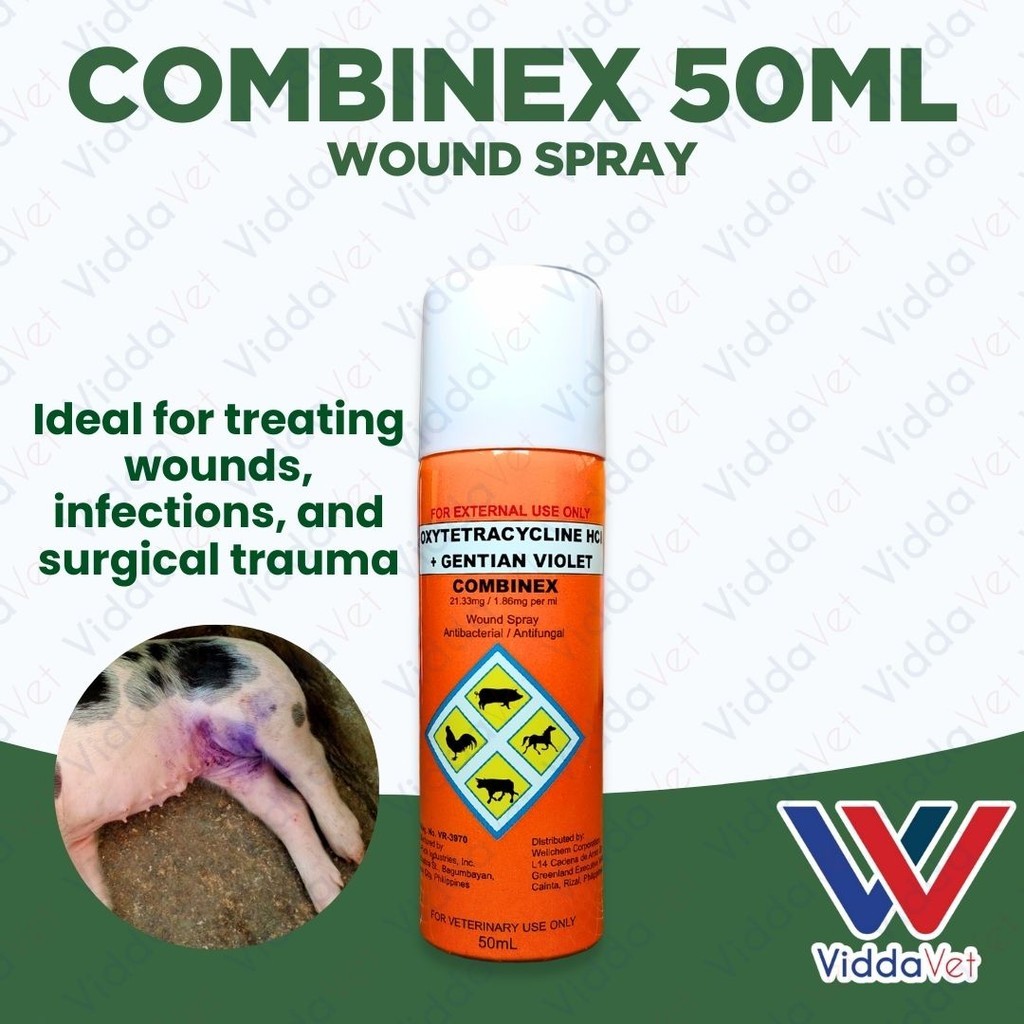 supporting better health and performance viddavet combinex wound spray ...