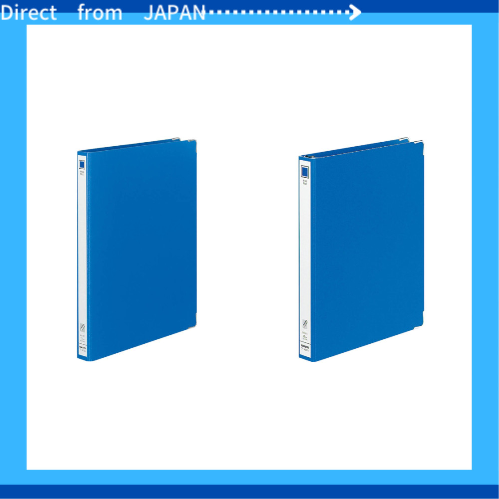 KOKUYO File Ring File B5 Vertical Blue F-4681B ,120 sheets capacity,A4 ...