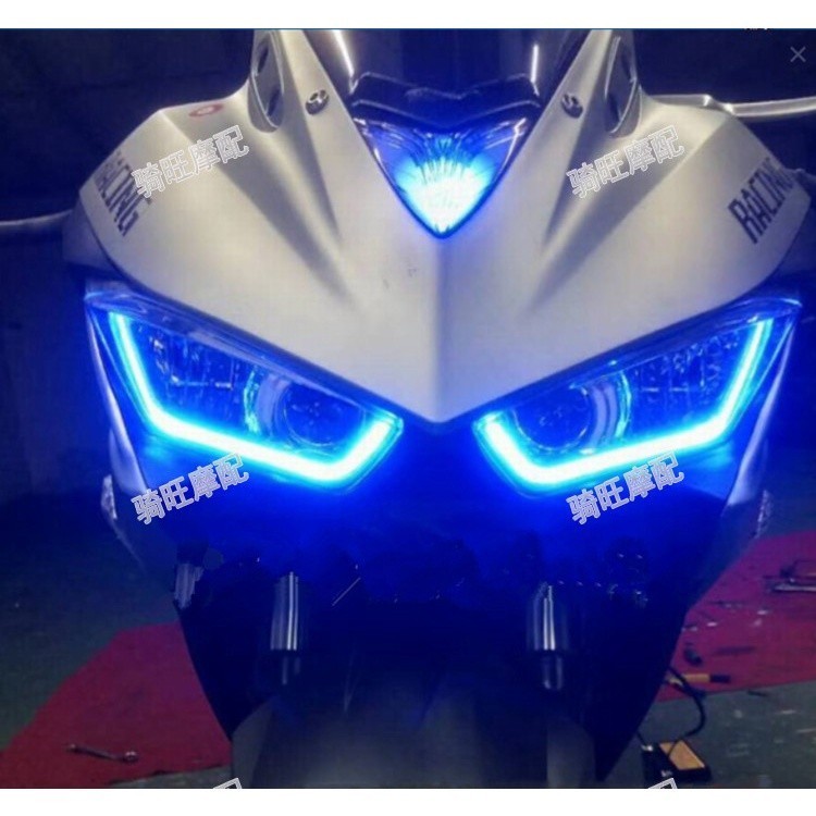 ♀Domestic YAMAHA Yamaha R3 R25 blue light headlight assembly ...