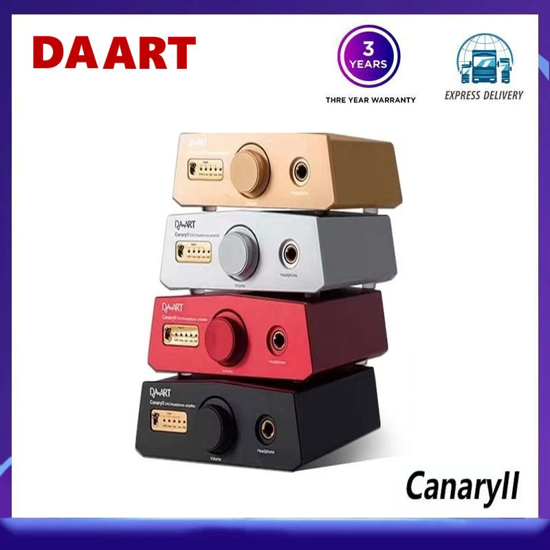 DAART Canary II (DAART Canary 2), ES9038Q2M DAC, Headphone Amplifier, 6 ...