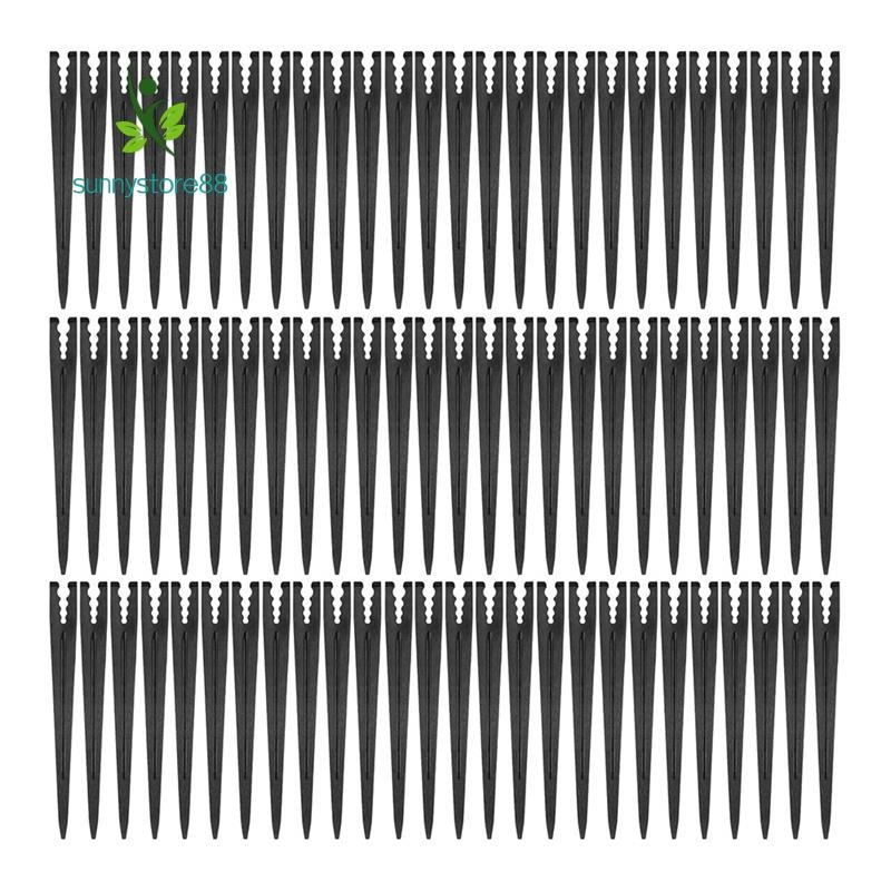 1/4 Inch Tubing Drip for Irrigation Support Stakes 100 Pieces-1/4" Drip ...