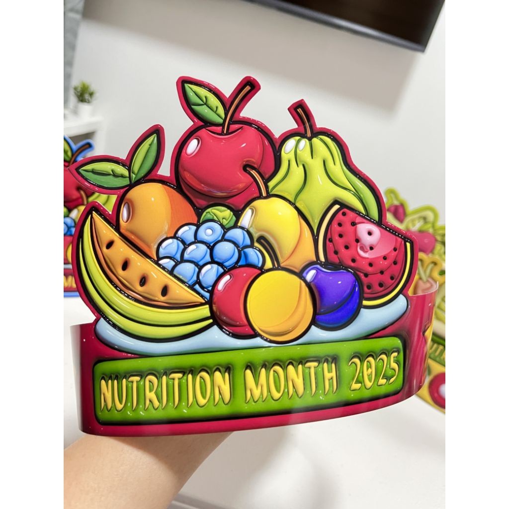 Nutrition Month Headdress for Kids – Fruits & Vegetables Crown | School ...