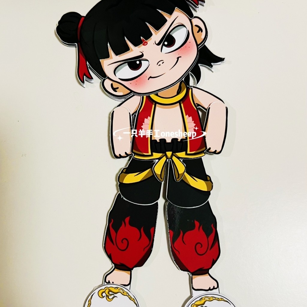 Nezha Paper Man Whole Body Movable Organ Paper Puppet Drawing Material ...