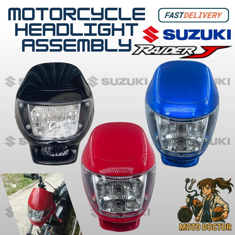 Suzuki Raider J Headlight Assy Motorcycle Head Light | Shopee Philippines