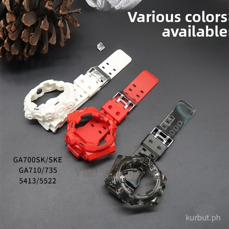 GA700/710/735 Ice Tough Blacksamurai Rubber Strap + Convex Buckle ...