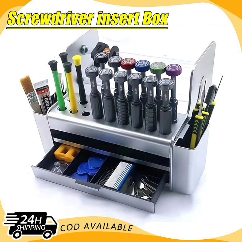 Components Organizing Parts Box Screwdriver Insert Box Desktop Mobile ...