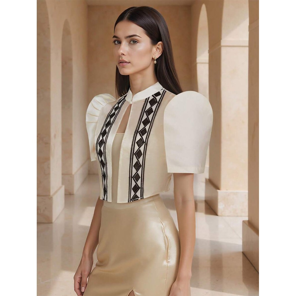 Amyenjoylife Modern Filipiniana Summer Women'S Fashionable And Elegant ...