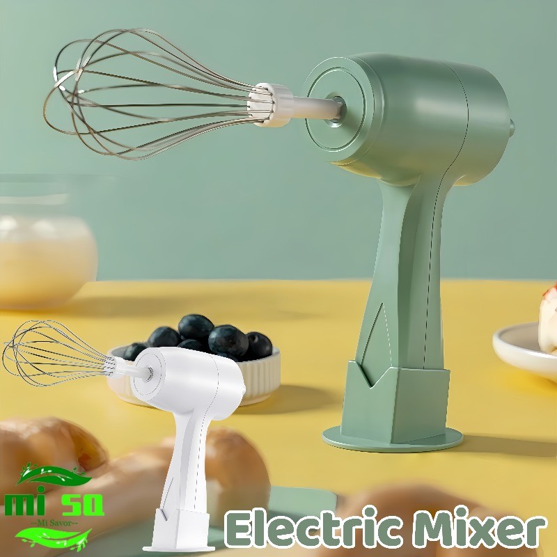 3 in 1 Electric Hand Mixer Wireless Egg Beater USB Rechargeable Frother ...