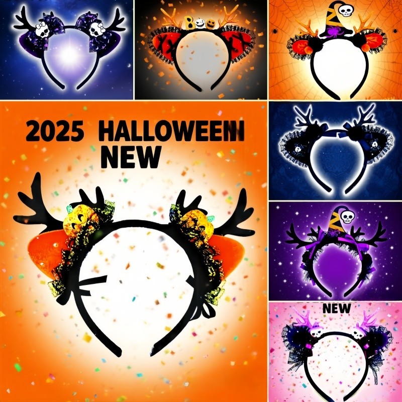 Here's a title that highlights Halloween, new arrival, and headbands ...
