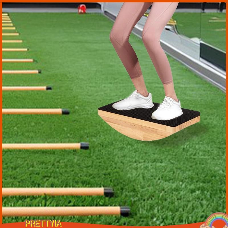 Wooden Wobble Board for Balance And Leg Training, Core Strength Tool ...