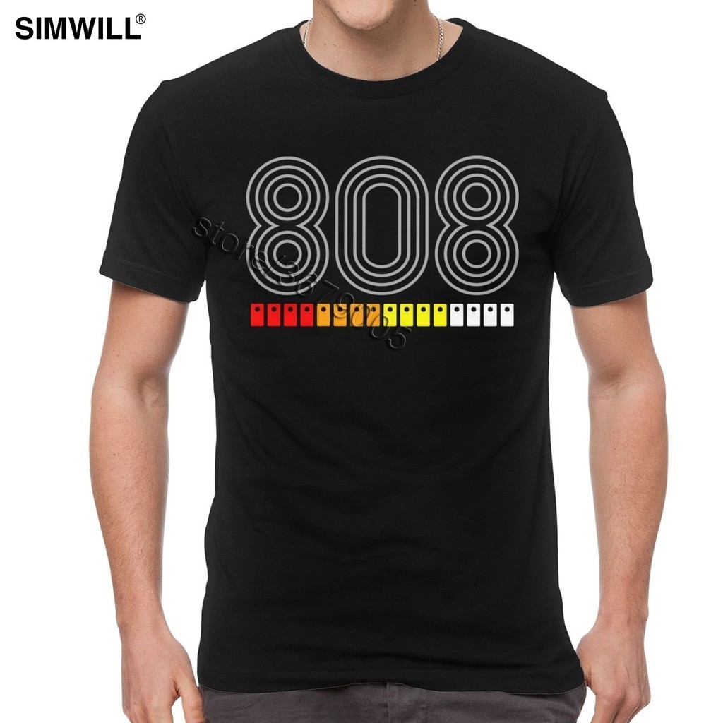 808 Classix Tee Shirt Men Cotton Classic Music Synth Drum Machine T ...