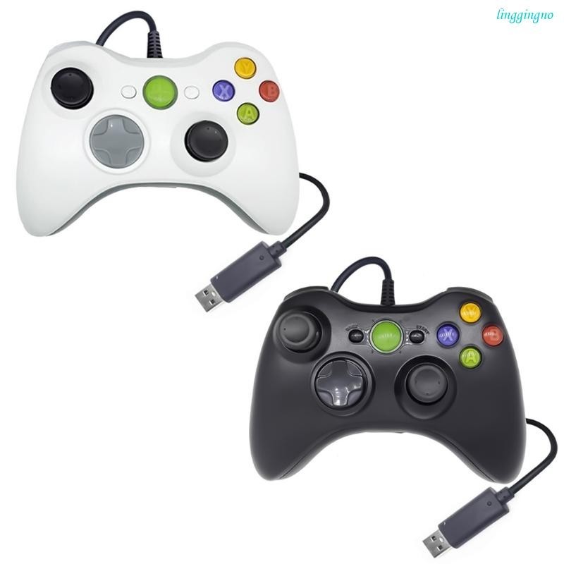 RR PC Gamepad USB Computer Game Handle Corded Joysticks with Vibration ...
