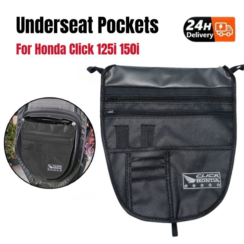 CLICK 125i 150i Underseat Organizer 7 Pockets Under Seat Organizer For ...