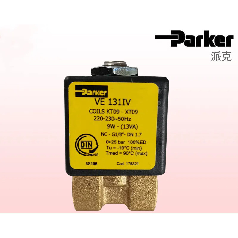 Parker VE131IN-XT09 XT09 KT09 VE 131IV Fuel Solenoid Valve Coil ...