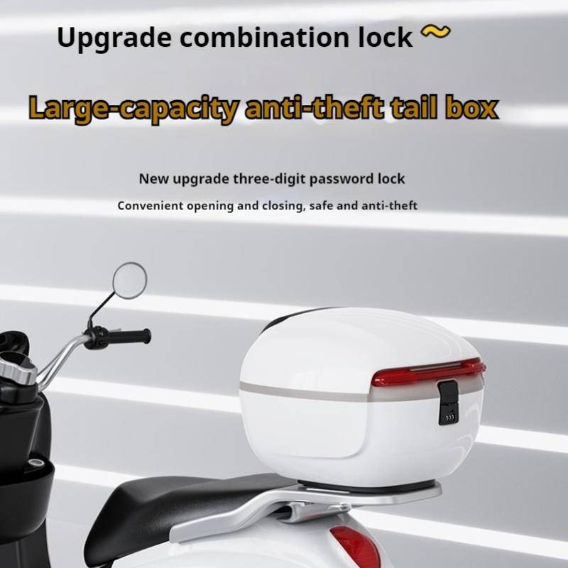 New motorcycle trunk and rear trunk universal large capacity backrest ...