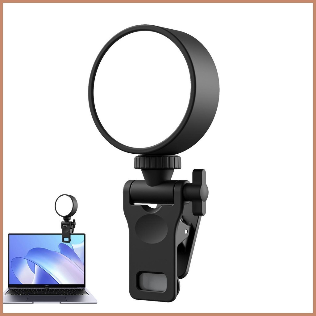 Clip On Ring Light for Laptop LED Streaming Light Video Conference ...
