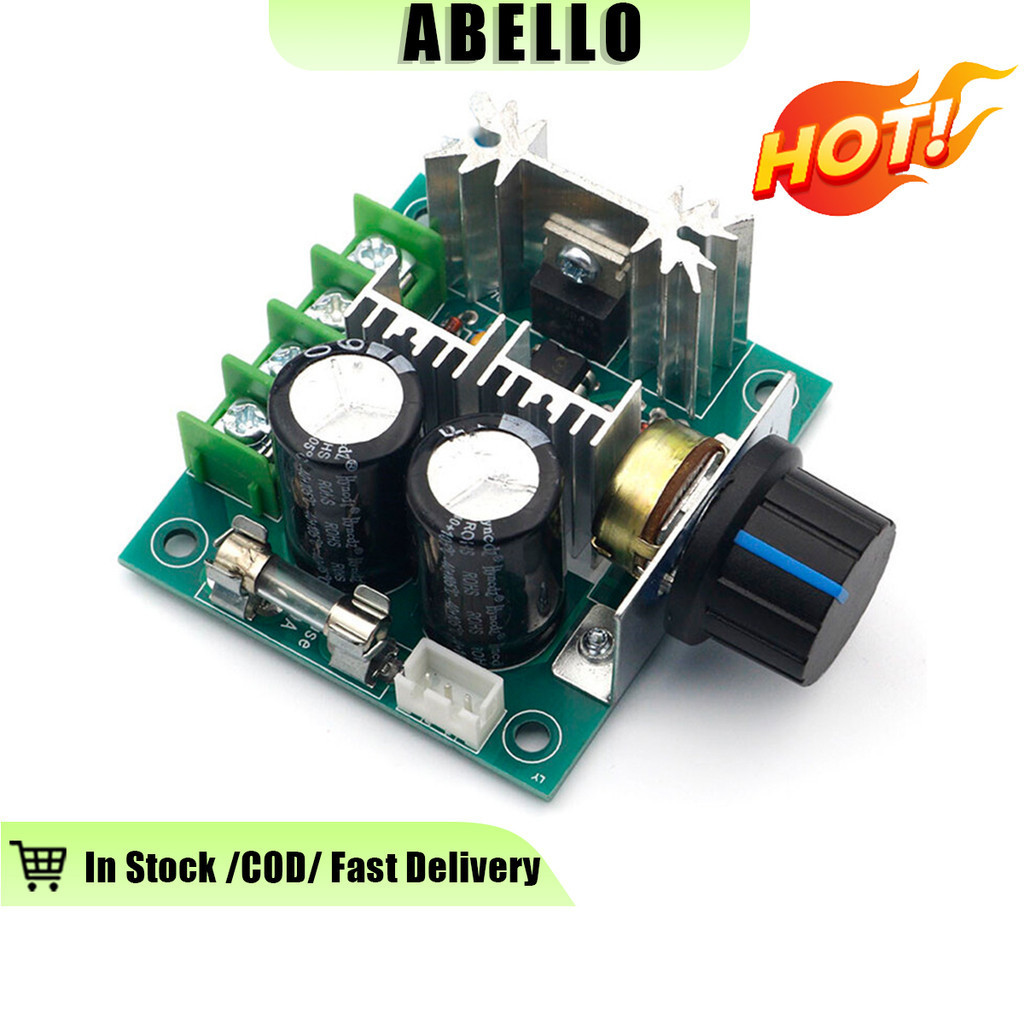 10A DC 12V 24V 30V 40V 13KHZ Auto PWM DC Motor Speed Regulator Speed Control Switch Controller ...