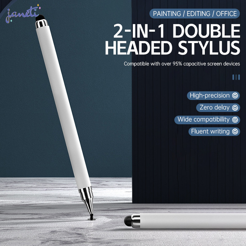 2 in 1 Universal Stylus Pen For Tablet Mobile Android IOS Phone For ...