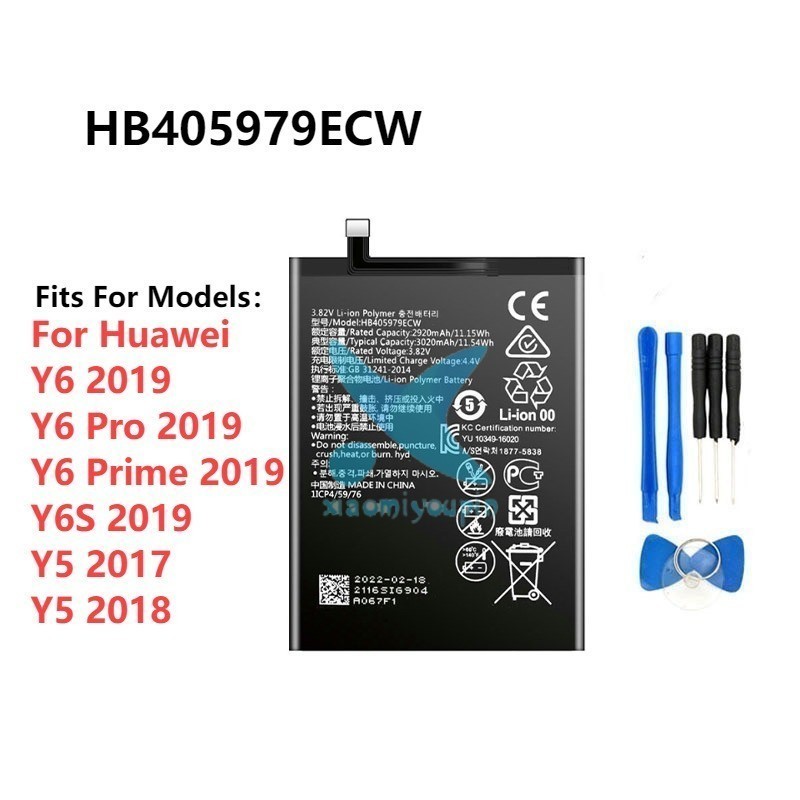 HB405979ECW Battery Replacement for Huawei Y6 2019 Y6 Prime 2019 / Y6 ...